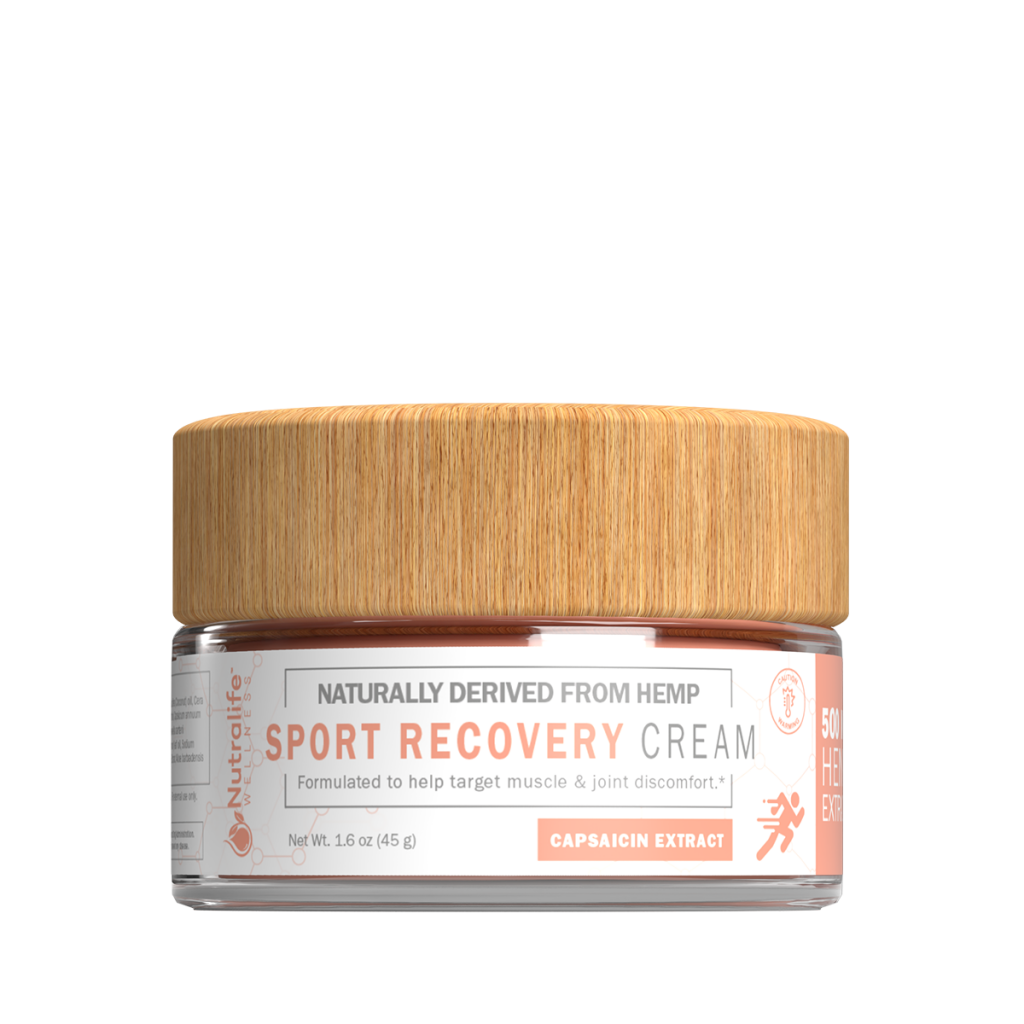 Recovery Cream Hemp Extract 500 mg - Nutralife Wellness